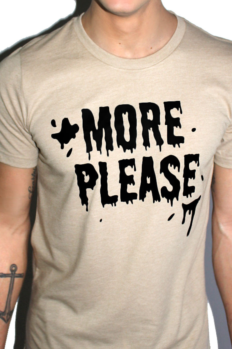 More Please Tee- Tan – Marek+Richard