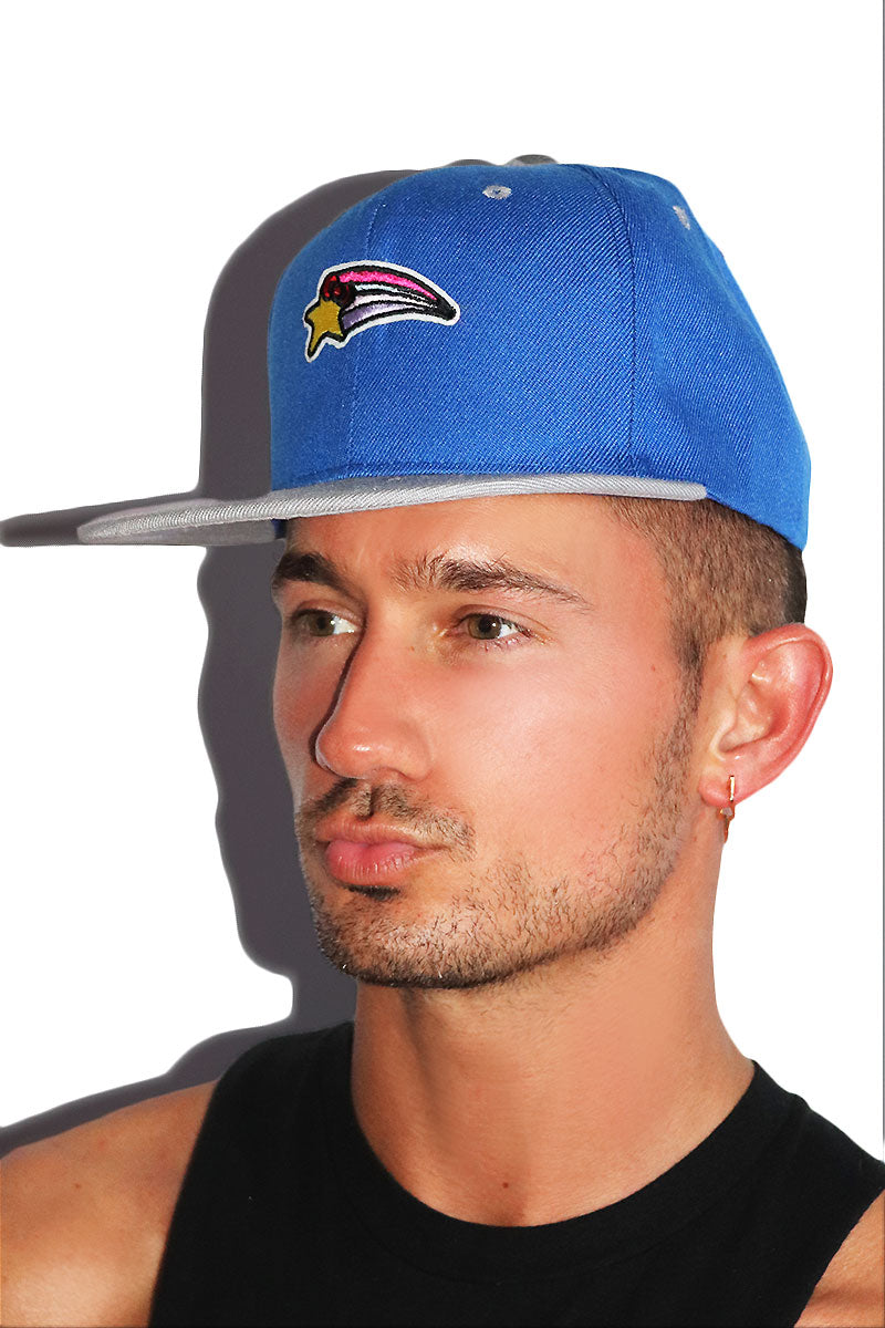 Shooting Star Snapnack Hat -Blue – Marek+Richard