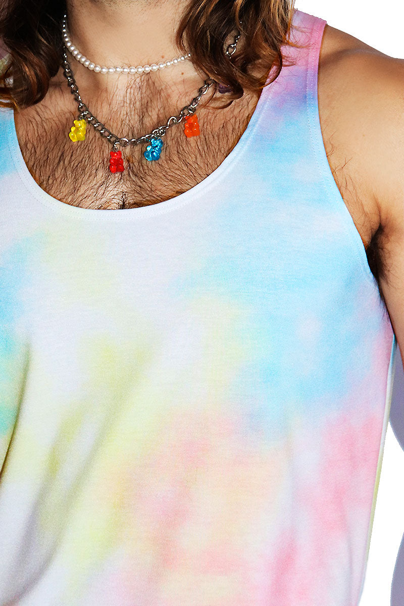 Cotton Kandi All Over Racerback Tank- Multi – Marek+Richard