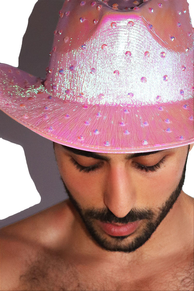 Rhinestone Cowboy Hat - Pink – Marek+Richard