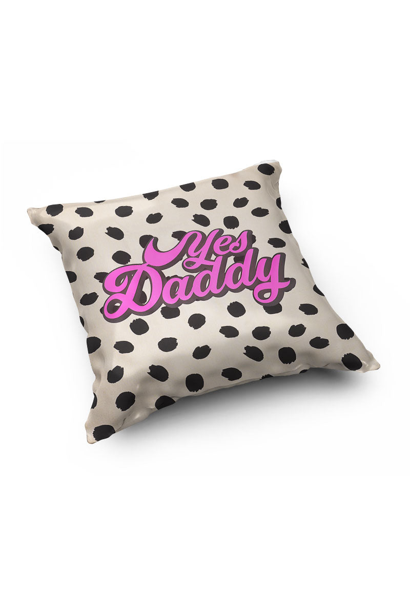 Yes Daddy Throw Pillow-Cream – Marek+Richard